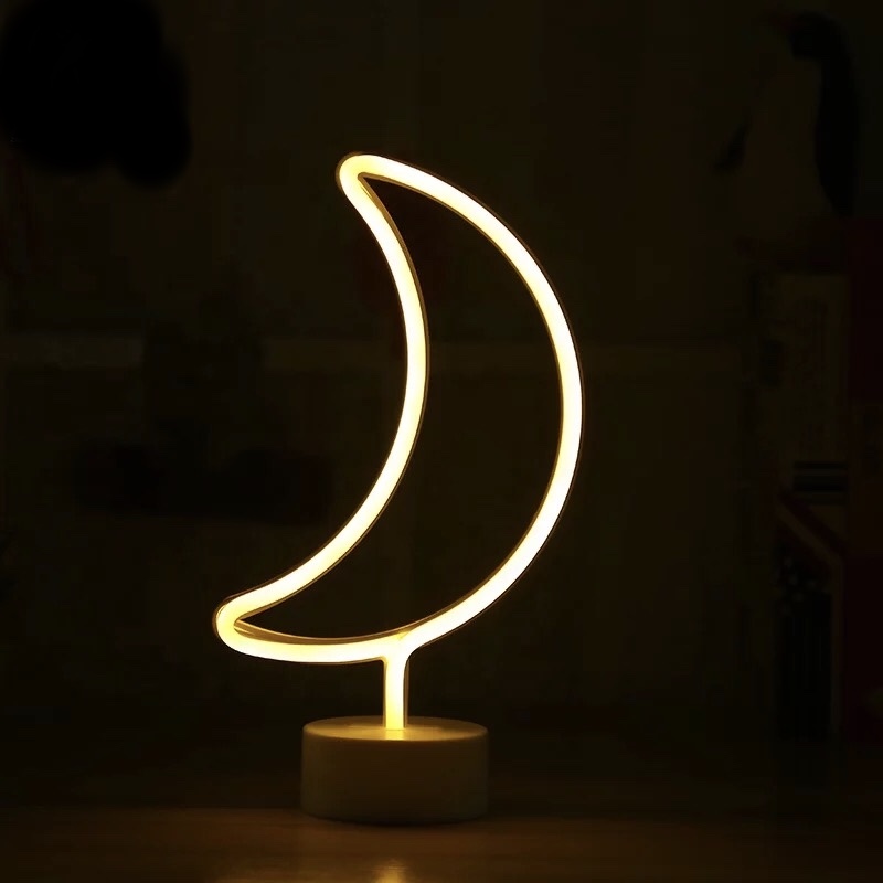 Lampa Luna,cu usb si neon
